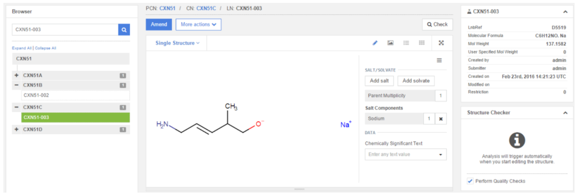 Compound Registration