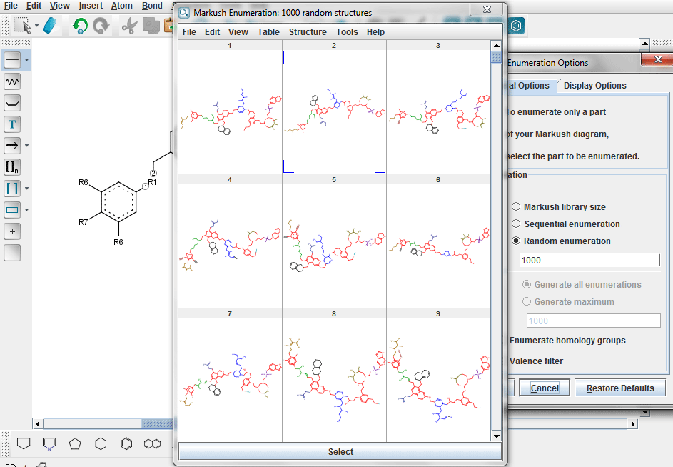 Markush Editor and MarkushTools