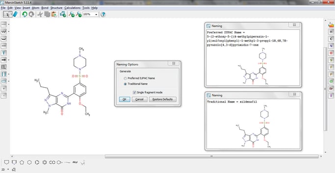 Chemical Naming and Structure Conversion